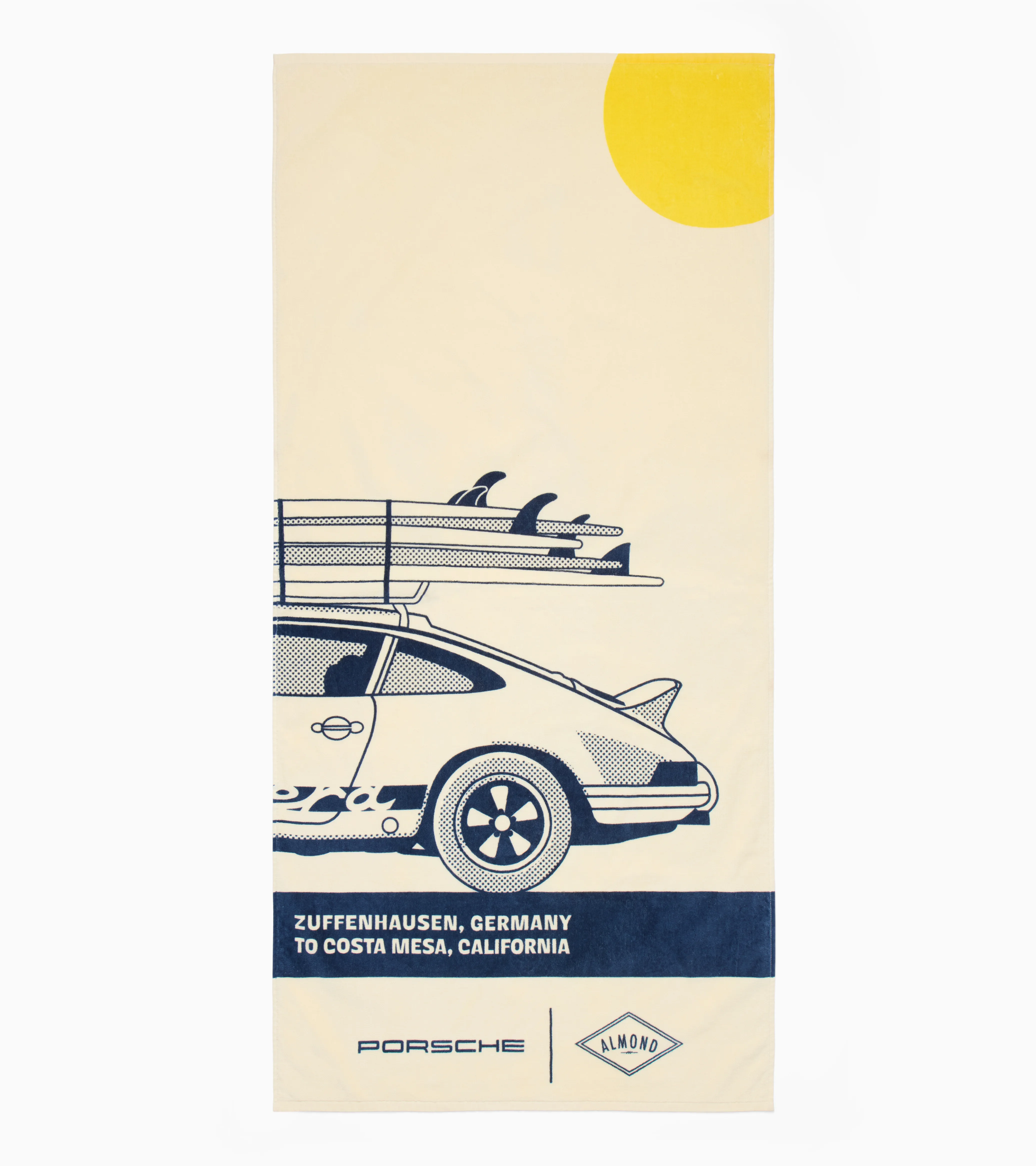 Porsche x Almond Beach Towel | PORSCHE SHOP
