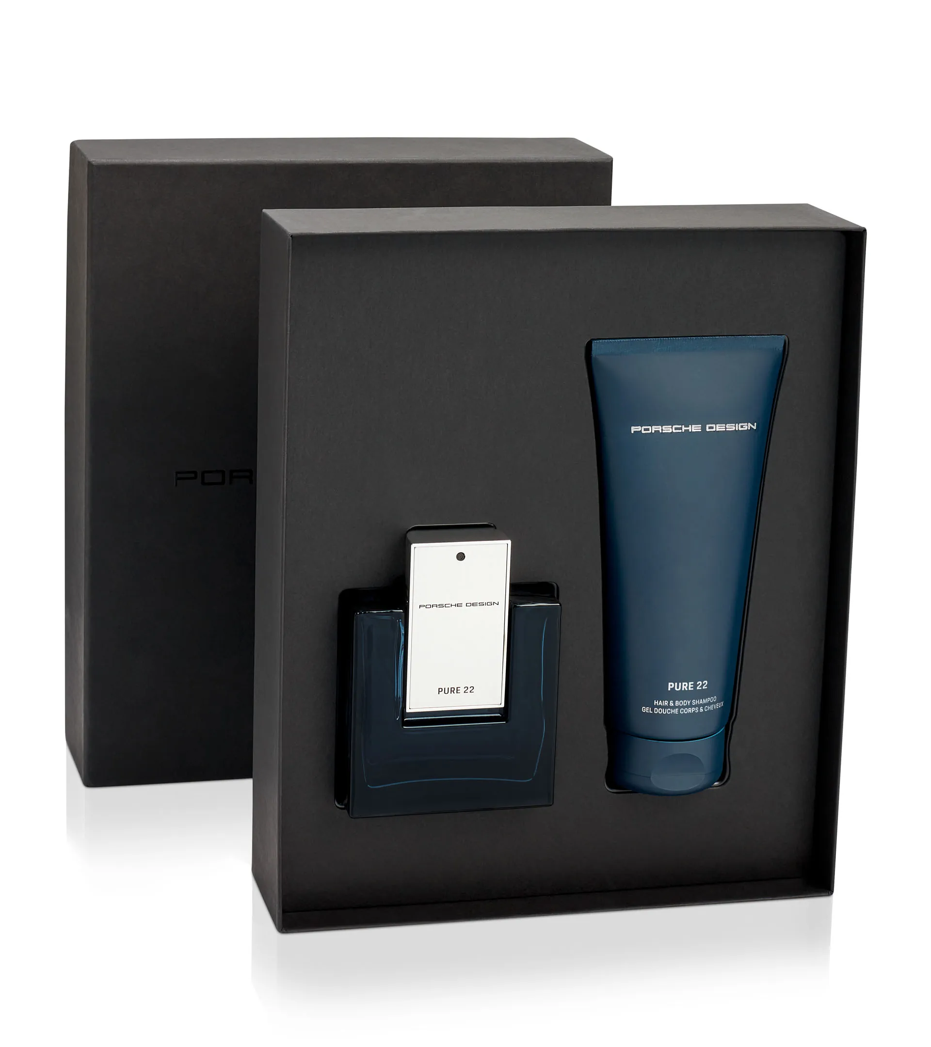 Porsche Design PURE 22 Gift Set Eau de Parfum & Hair & Body Shampoo ...
